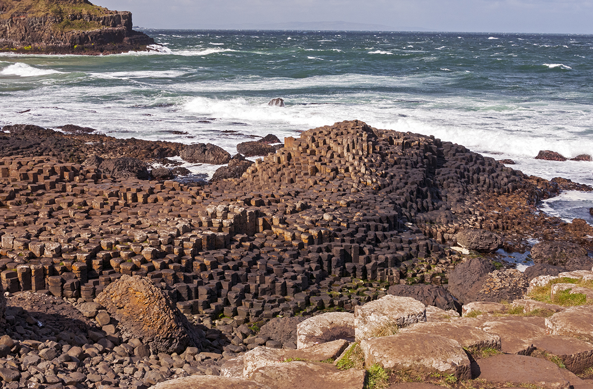 Giant's Causeway and Atlantic Ocean, Northern Ireland • Wander Your Way
