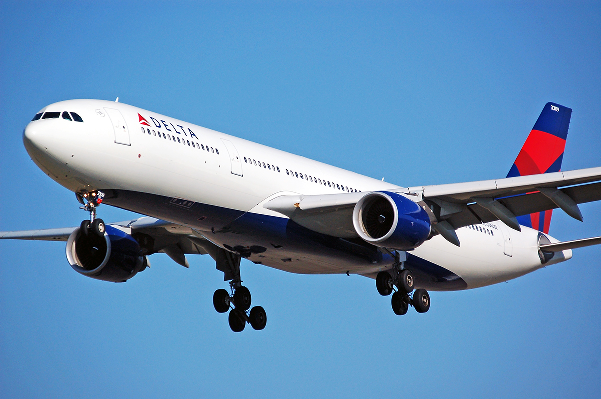 Delta airplane flying • Wander Your Way