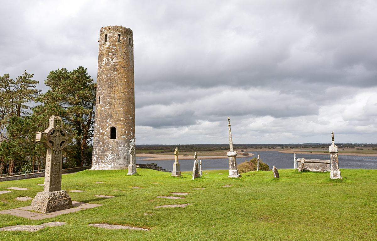One of the towers, Clonmacnoise • Wander Your Way