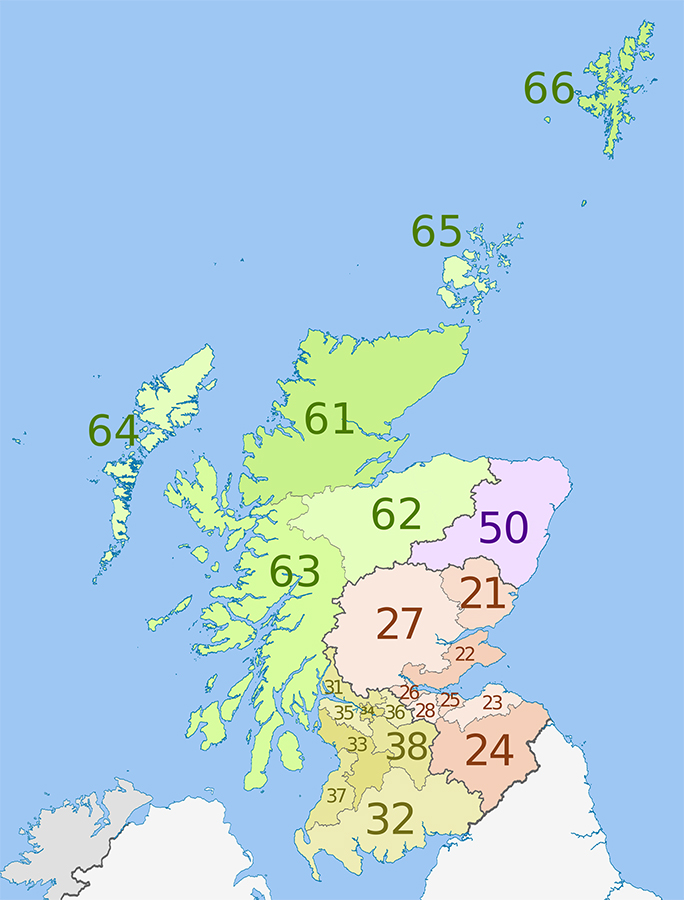 Scotland map • Wander Your Way