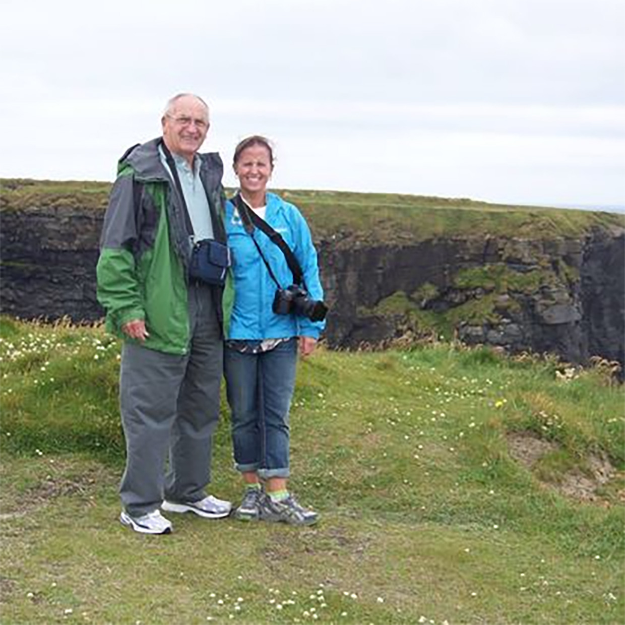 Me and Dad Kilkee Cliffs • Wander Your Way